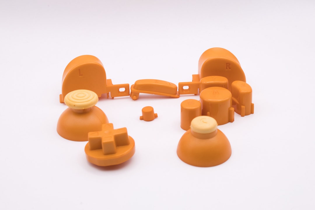 Spicy Orange Gamecube Controller Button Set Etsy