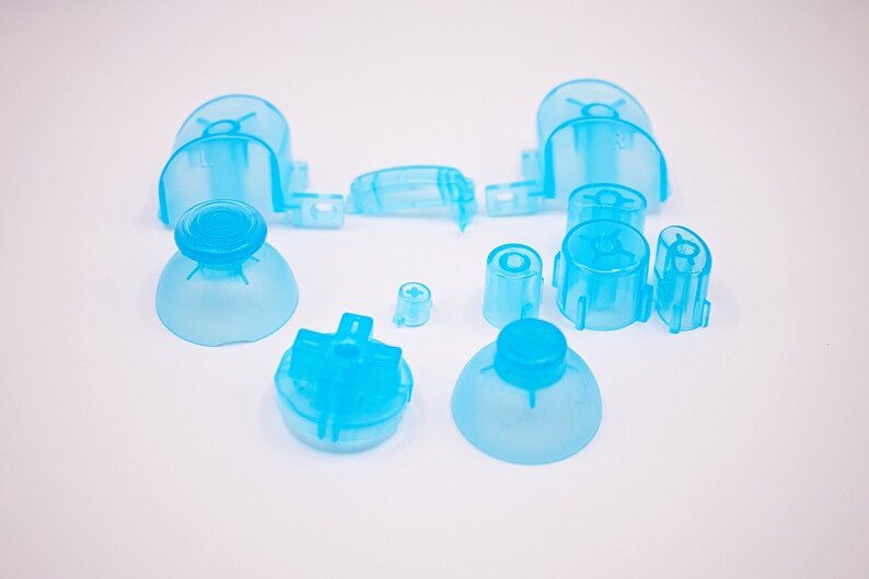 Crystal Blue Gamecube Controller Button Set - Etsy