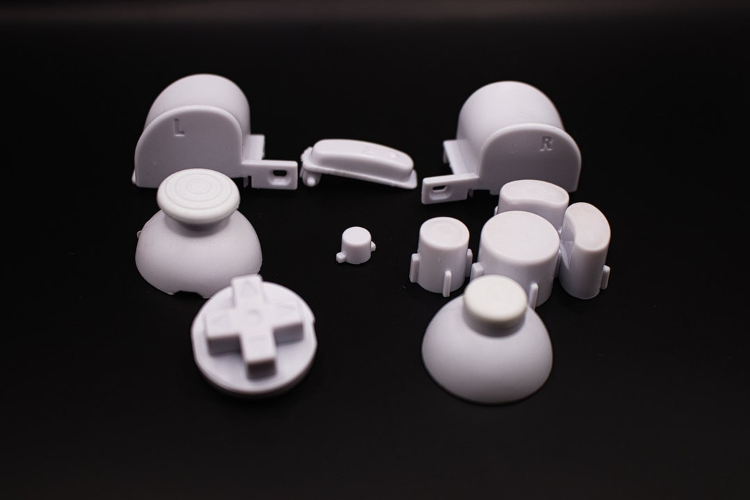 White Gamecube Controller Button Set - Etsy