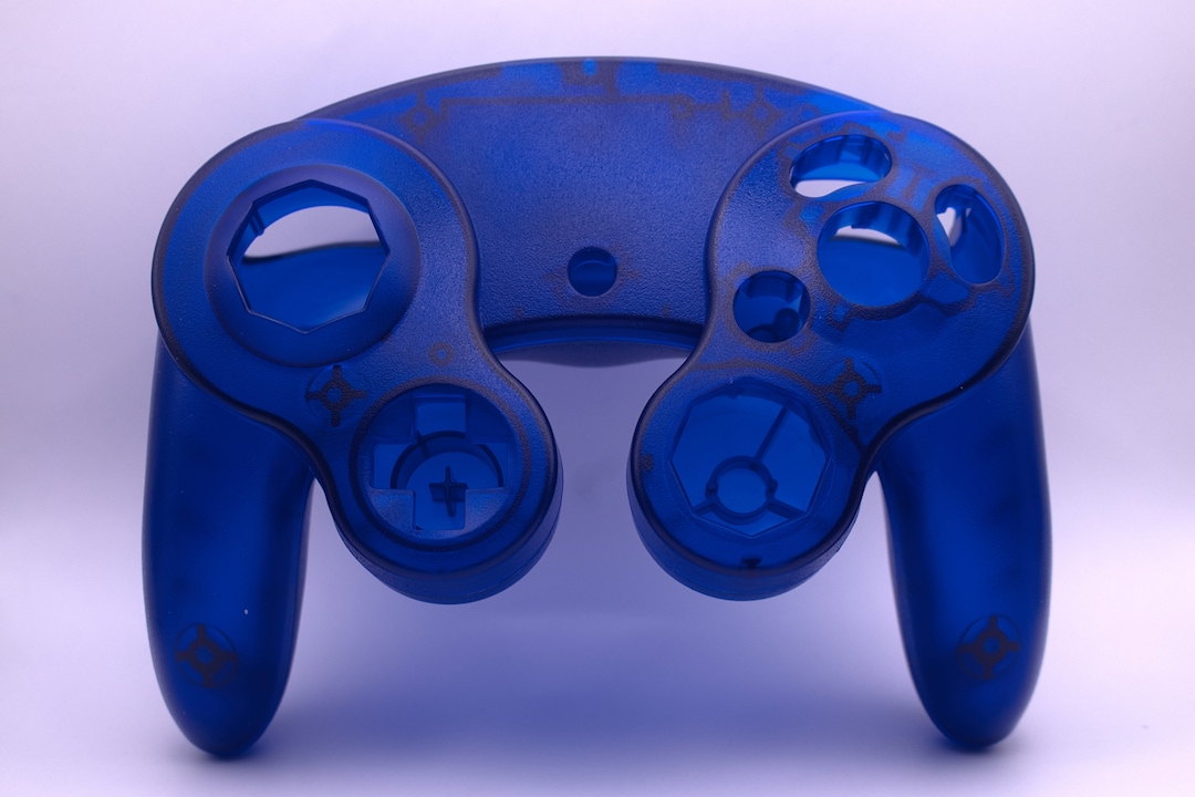 Crystal Dark Blue Gamecube Controller Shell - Etsy