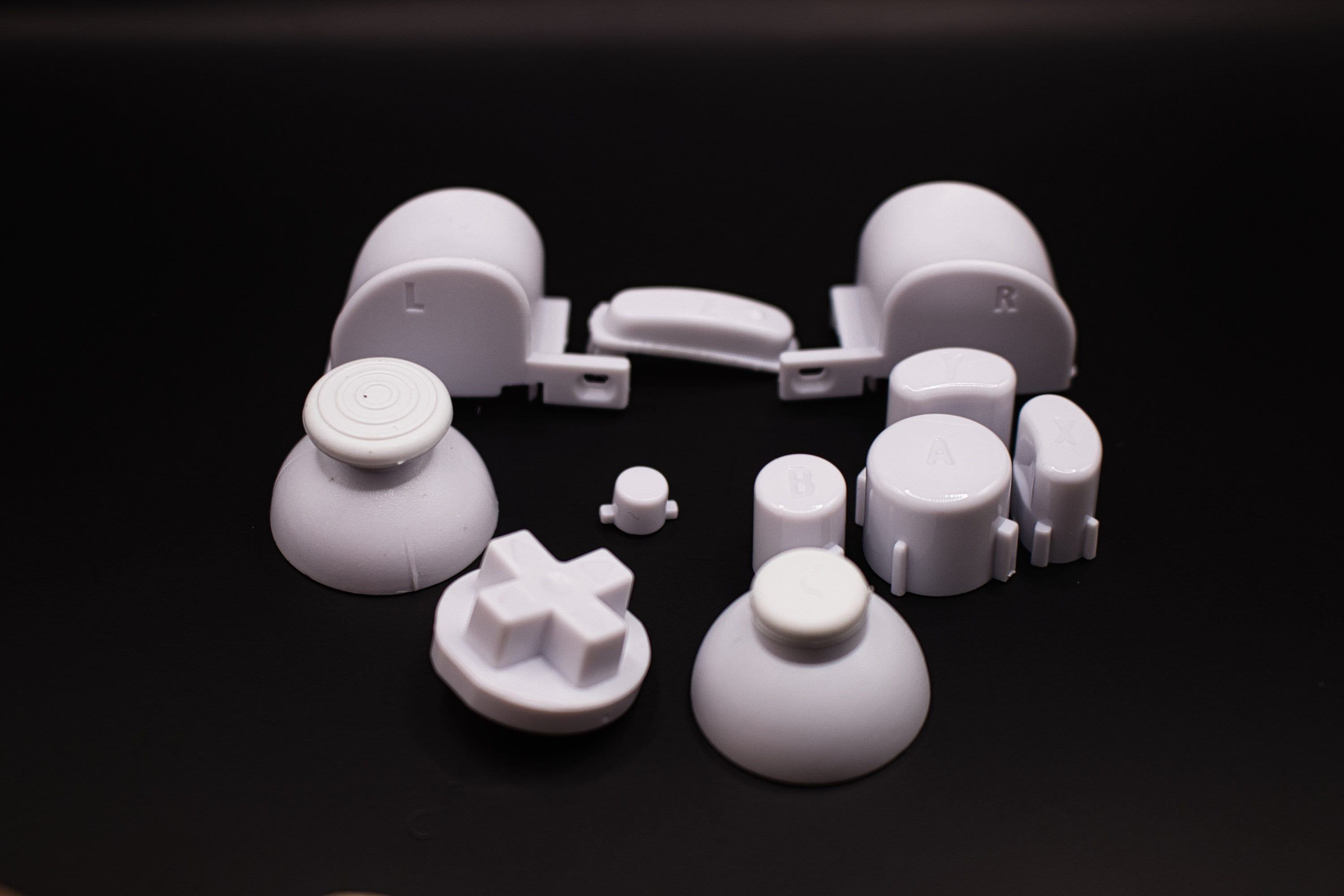 White Gamecube Controller Button Set - Etsy