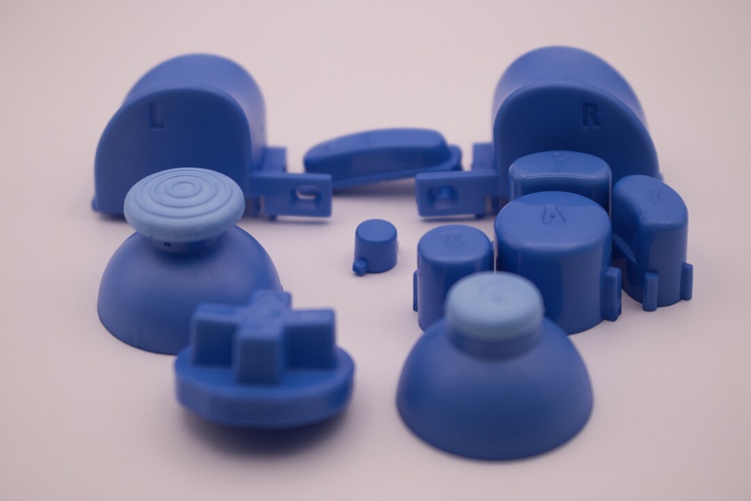 Blue Gamecube Controller Button Set - Etsy