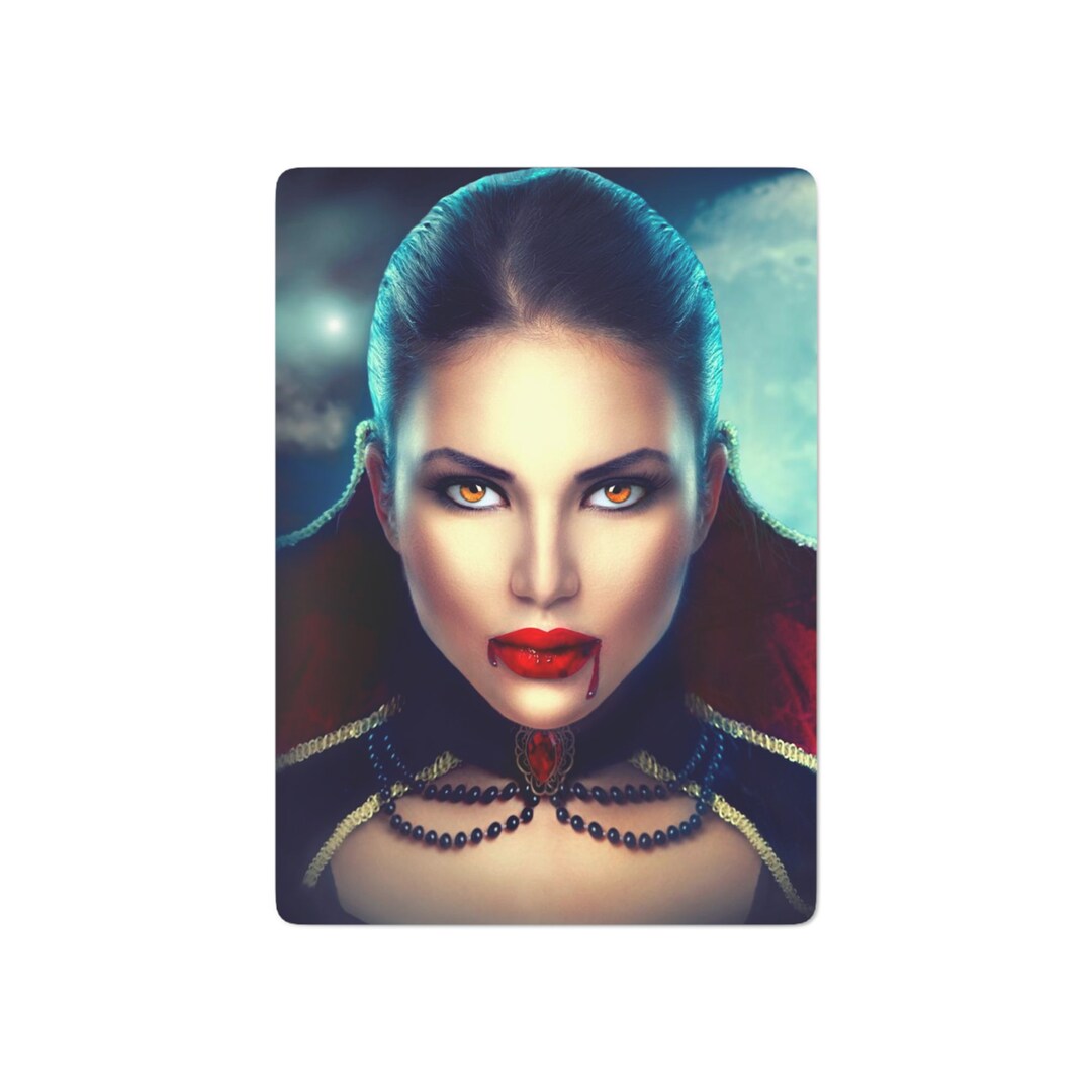Vampire Queen Custom Poker Cards - Etsy