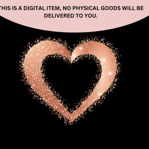 Heart Frame With Glitter PNG, Glitter Pink Gold Heart Clipart, Pink ...