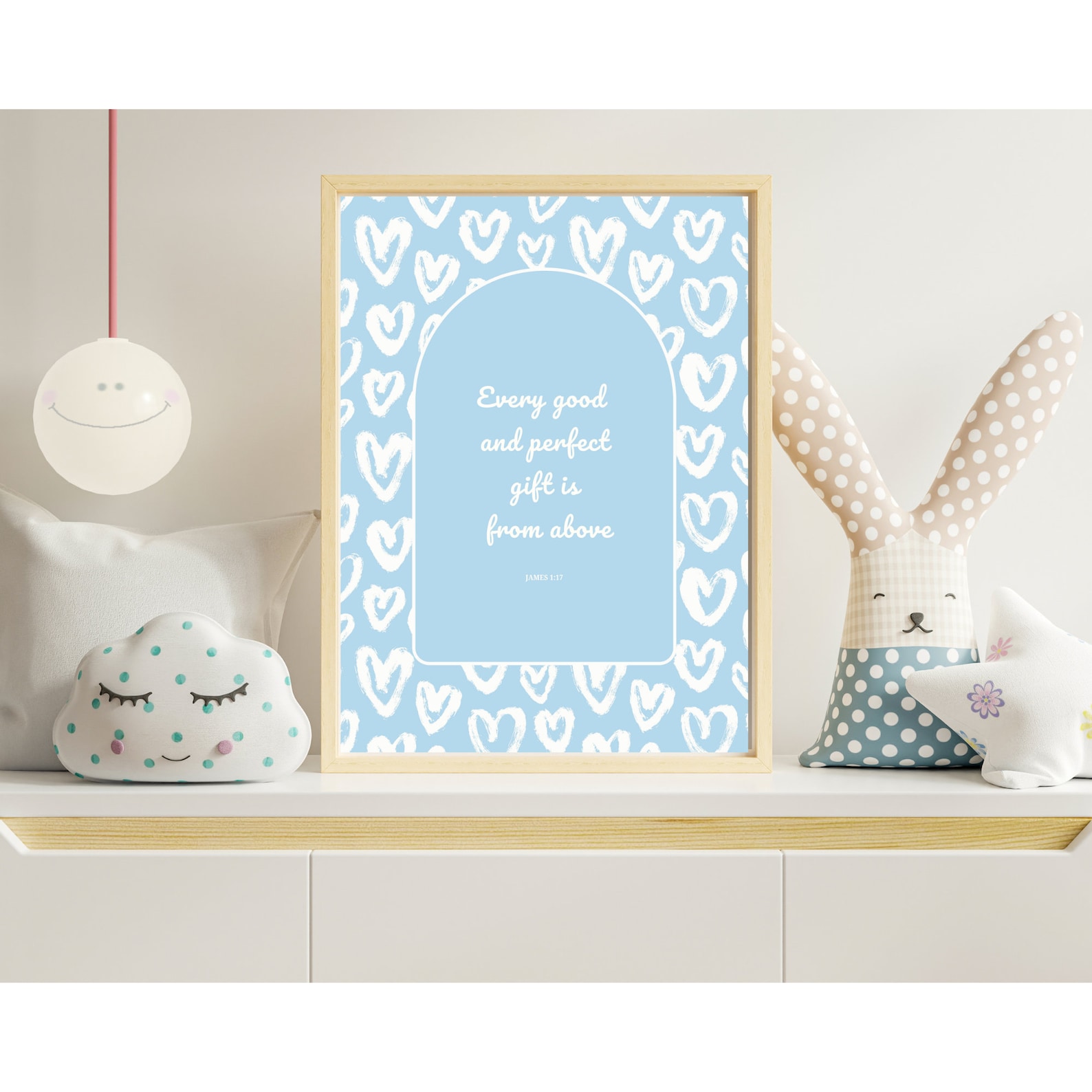 Christian Nursery Decor Bible Verse Nursery Poster Vintage Nursery Art ...