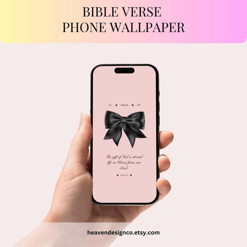 Bow Wallpaper for iPhone - Etsy