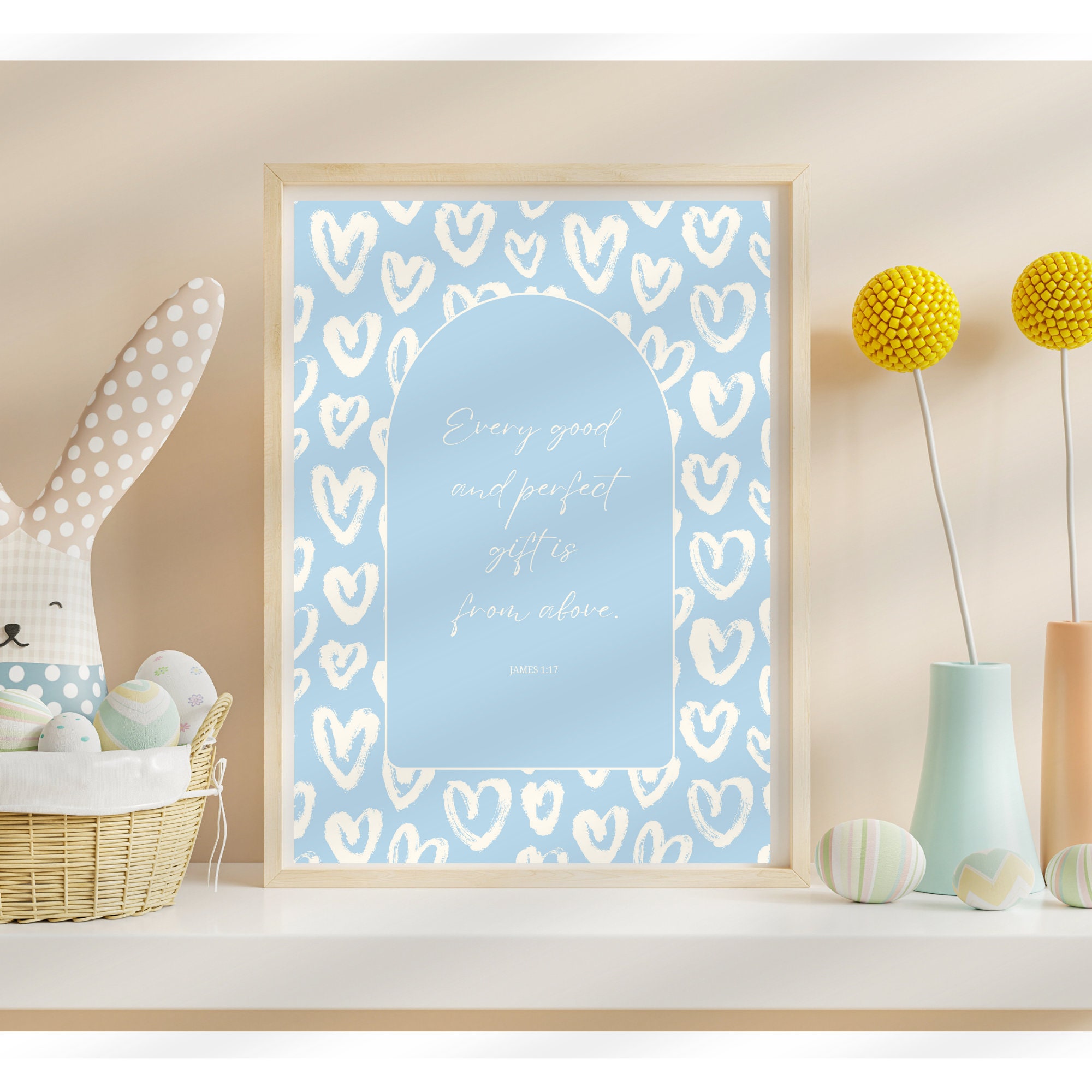 Christian Nursery Decor Bible Verse Nursery Poster Vintage Nursery Art ...