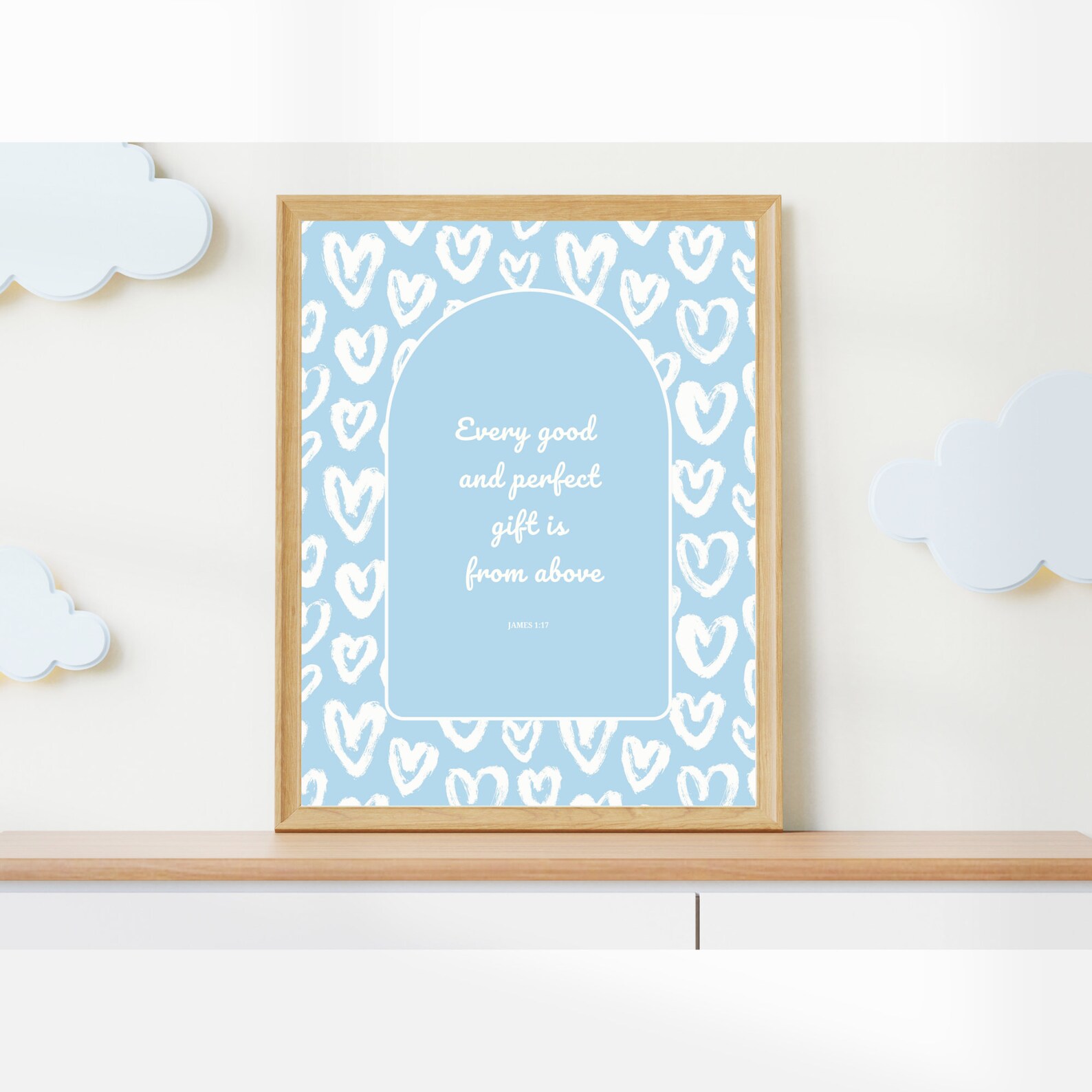 Christian Nursery Decor Bible Verse Nursery Poster Vintage Nursery Art ...