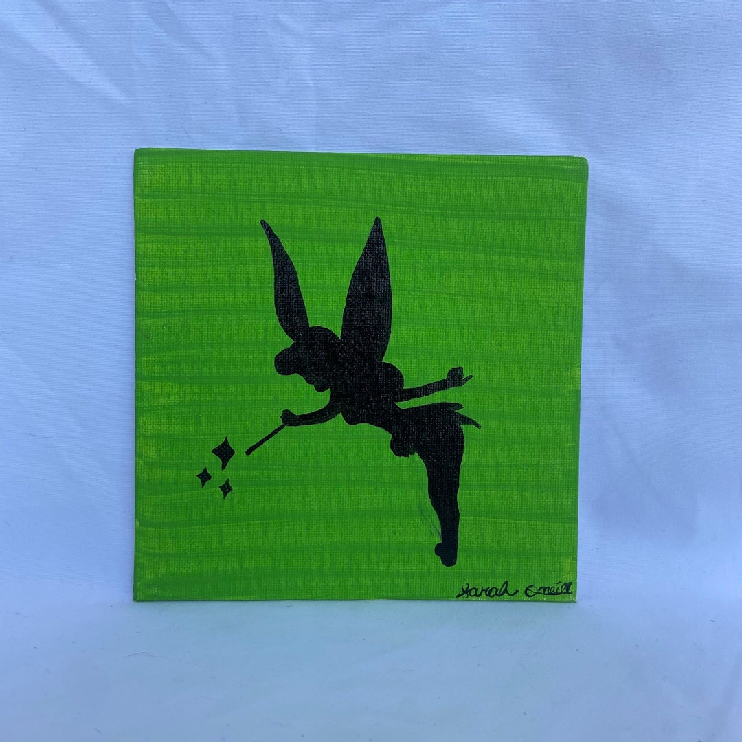 Tinkerbell Painting Kids Painting Cartoon - Etsy