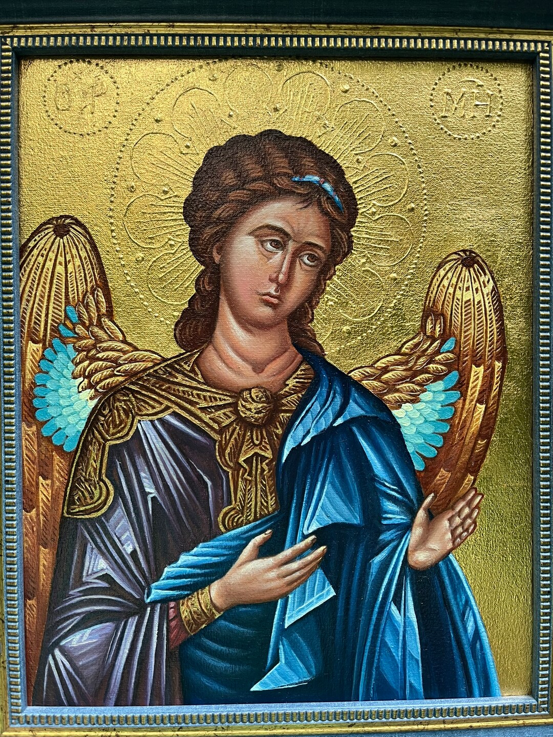 Archangel Michael Icon ,original Art, Christian Gift - Etsy