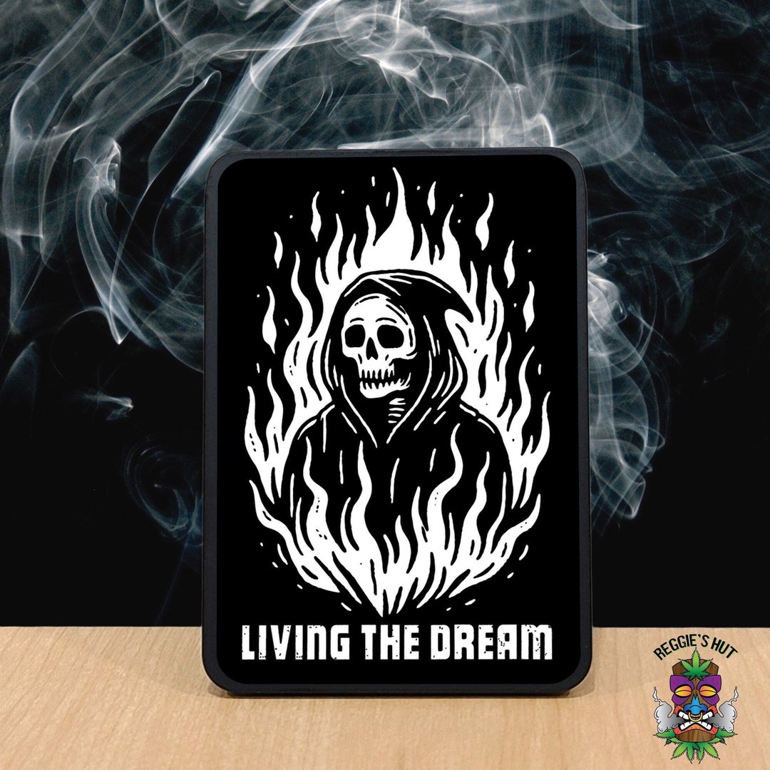 Living the Dream Cigarette Joint Case Holder, Cigarette Holder Case ...