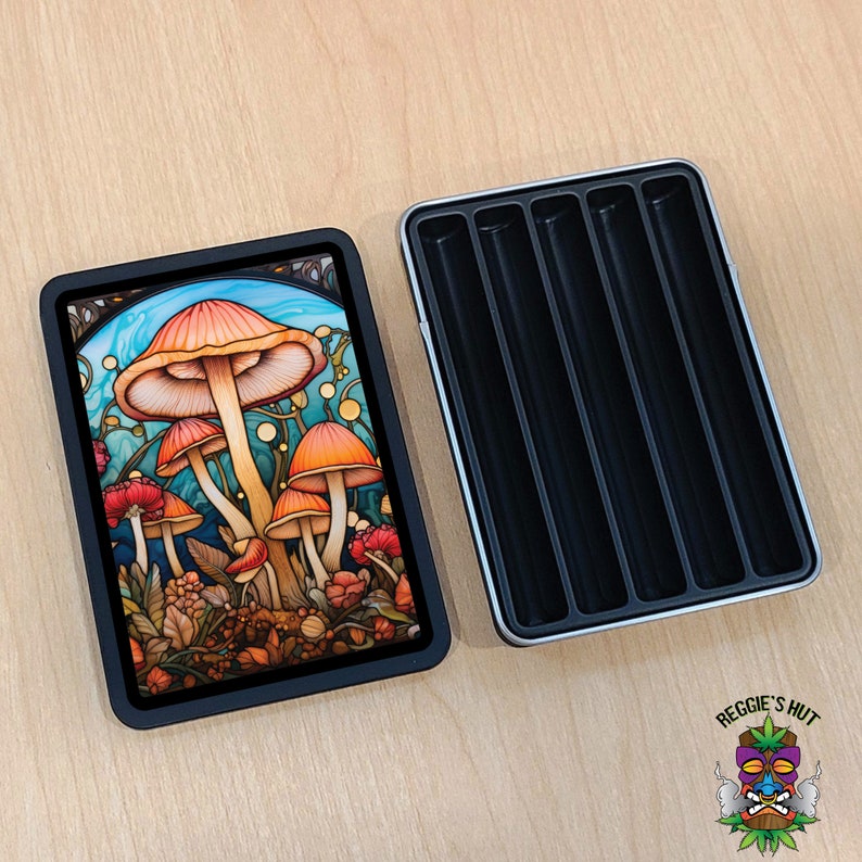 Mushroom Art Nouveau Joint Case Joint Case Holder Crush - Etsy