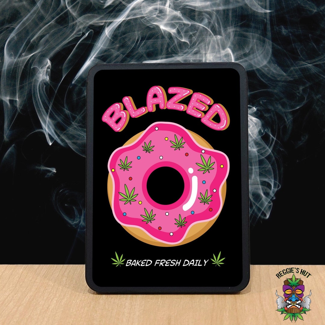 Blazed Donut Cigarette Joint Case, Cigarette Case Holder, Pre Roll Case ...