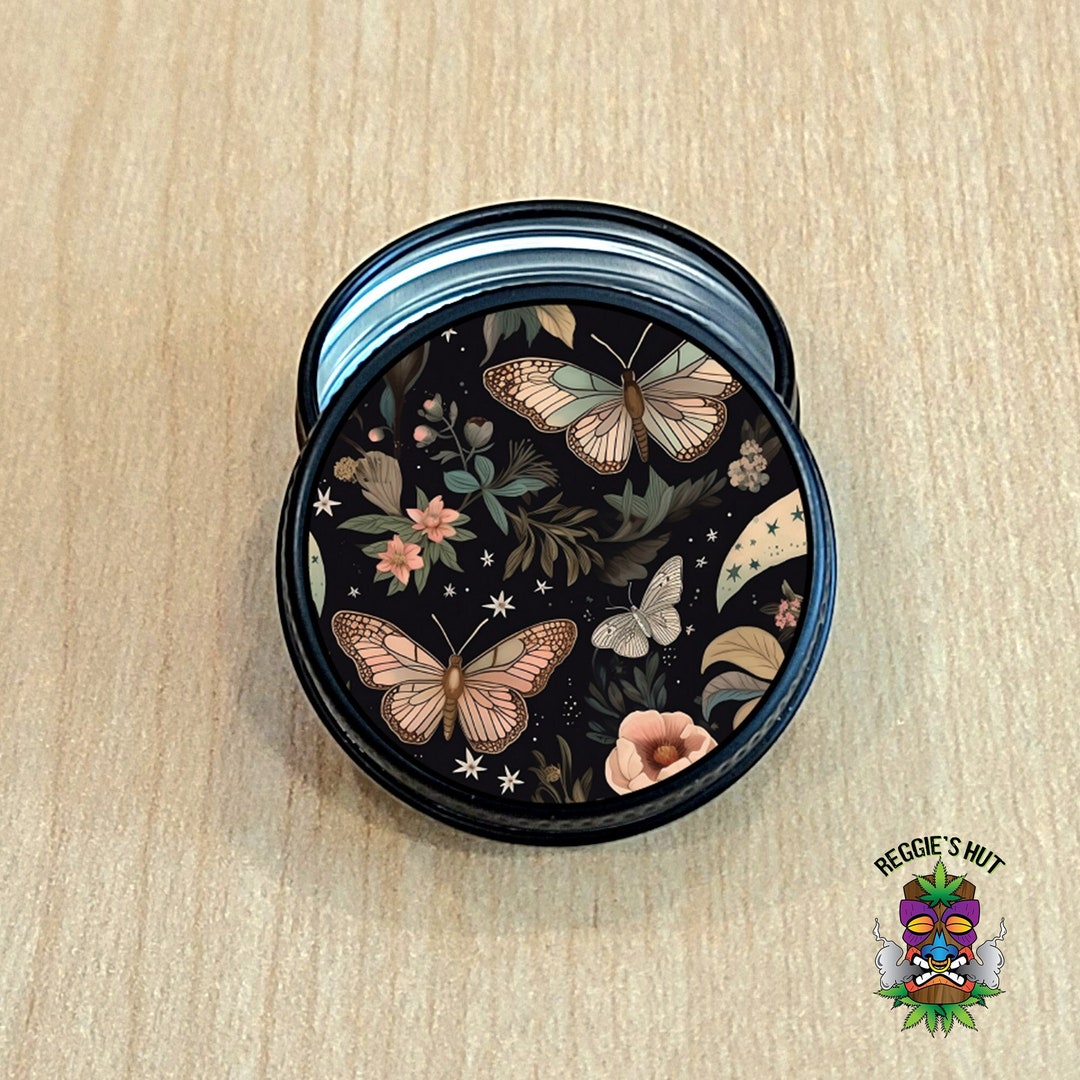 Witchy Butterfly Pill Box: Discreet Pill Case With Screw Top Lid - Etsy