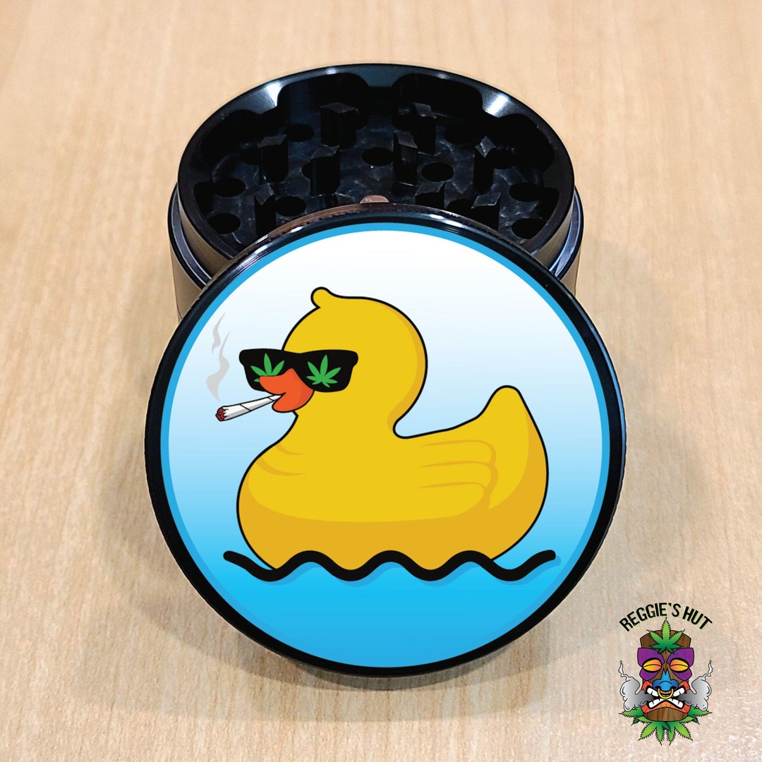 Rubber Ducky Grinder, 2.5 Large Grinder, 4 Piece Grinder With Kief ...