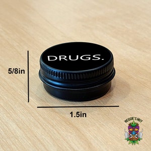 Mini Pill Box: Funny Pill Container With Screw Top Lid - Etsy