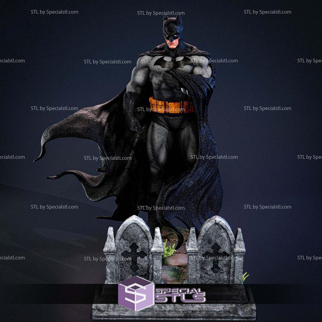 3D Print Batman Dark Knight Tombstone Grey or Painted custom Resin ...