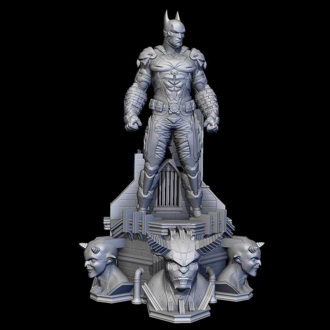 3D Print Batman Beyond Standing From DC Grey or Painted custom Resin ...