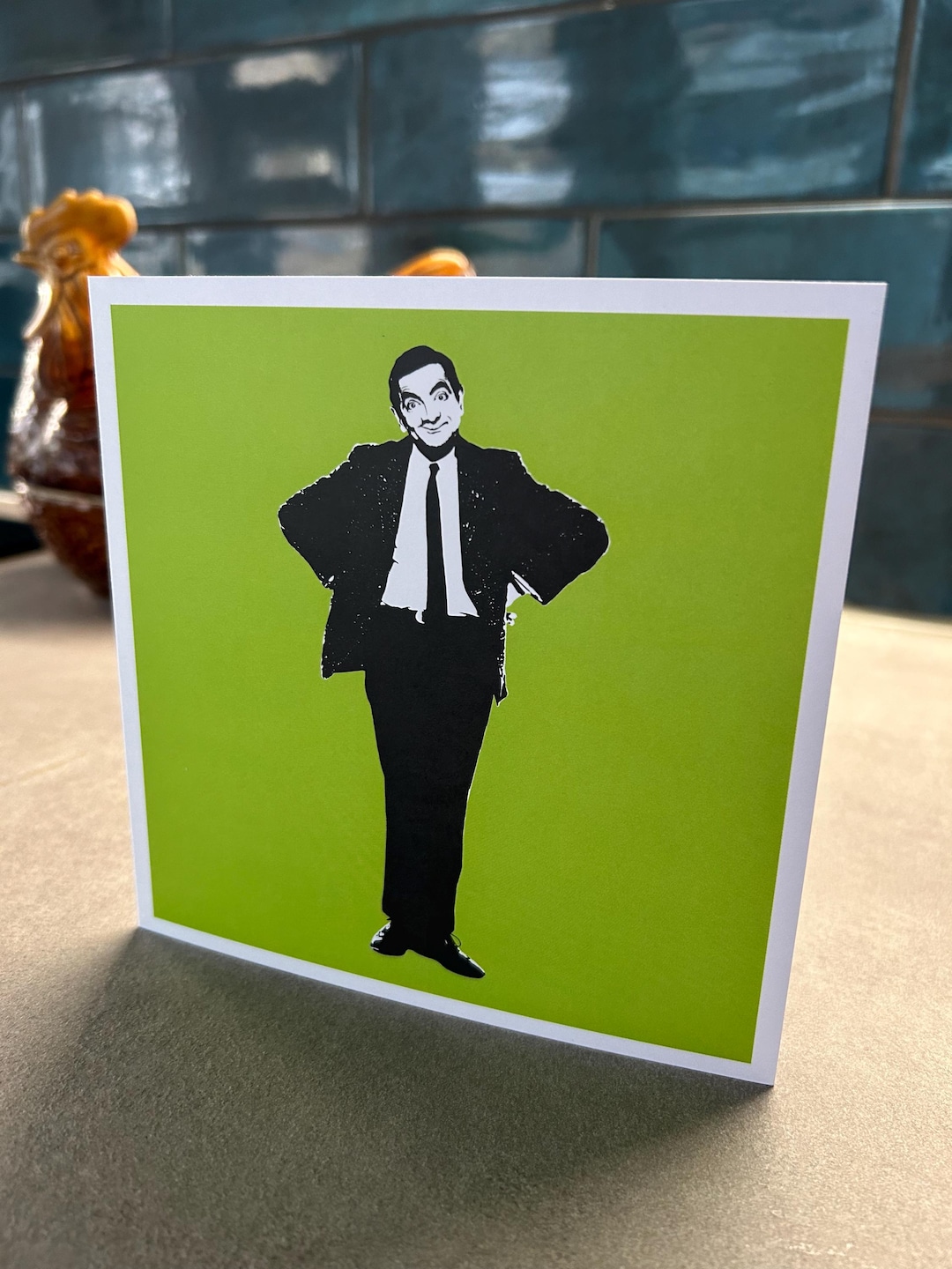 Limited Edition Mr Bean Greeting Card - Etsy