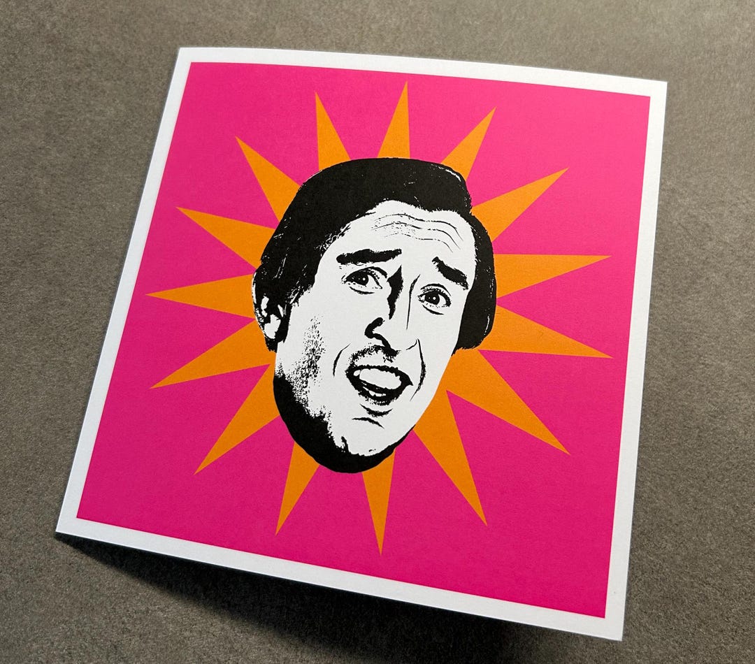 Limited Edition Alan Partridge Greeting Card - Etsy