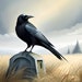 100 Crows on Tombstones Images Photos for Dark Creepy Journaling ...