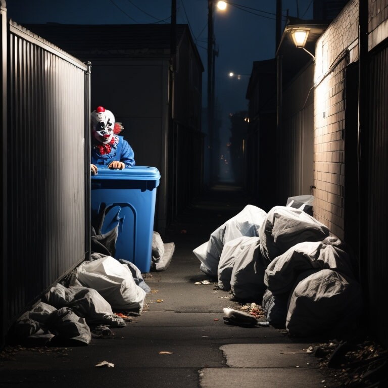 100 Creepy Clowns Peeking Images Photos for Dark Creepy Journaling ...