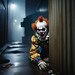 100 Creepy Clowns Peeking Images Photos for Dark Creepy Journaling ...