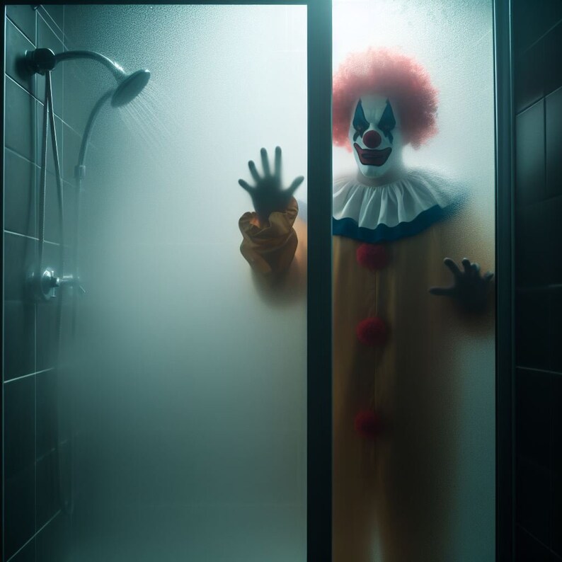 100 Creepy Clowns Peeking Images Photos for Dark Creepy Journaling ...