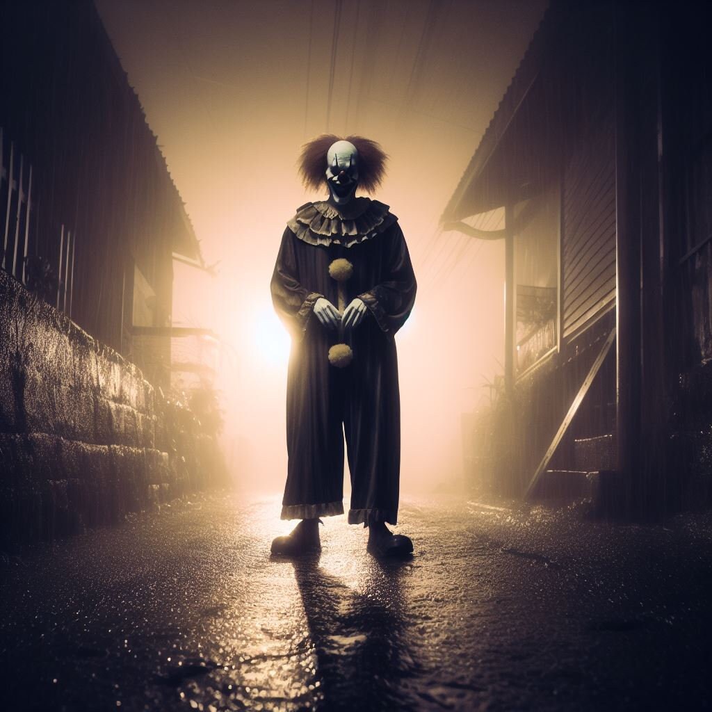 100 Creepy Clown Standing in the Street Images Photos for Dark Creepy ...