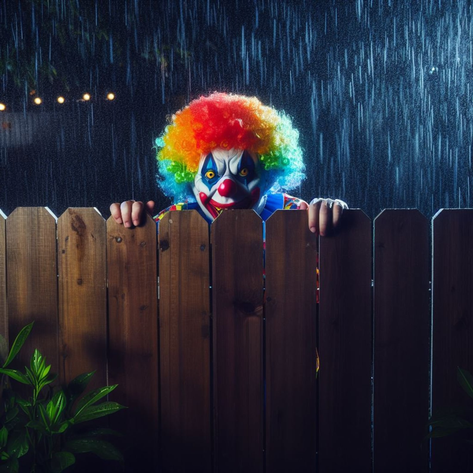 100 Creepy Clowns Peeking Images Photos for Dark Creepy Journaling ...