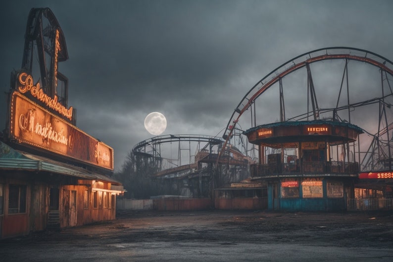 100 Abandoned Amusement Park Images Photos for Dark Creepy Journaling ...