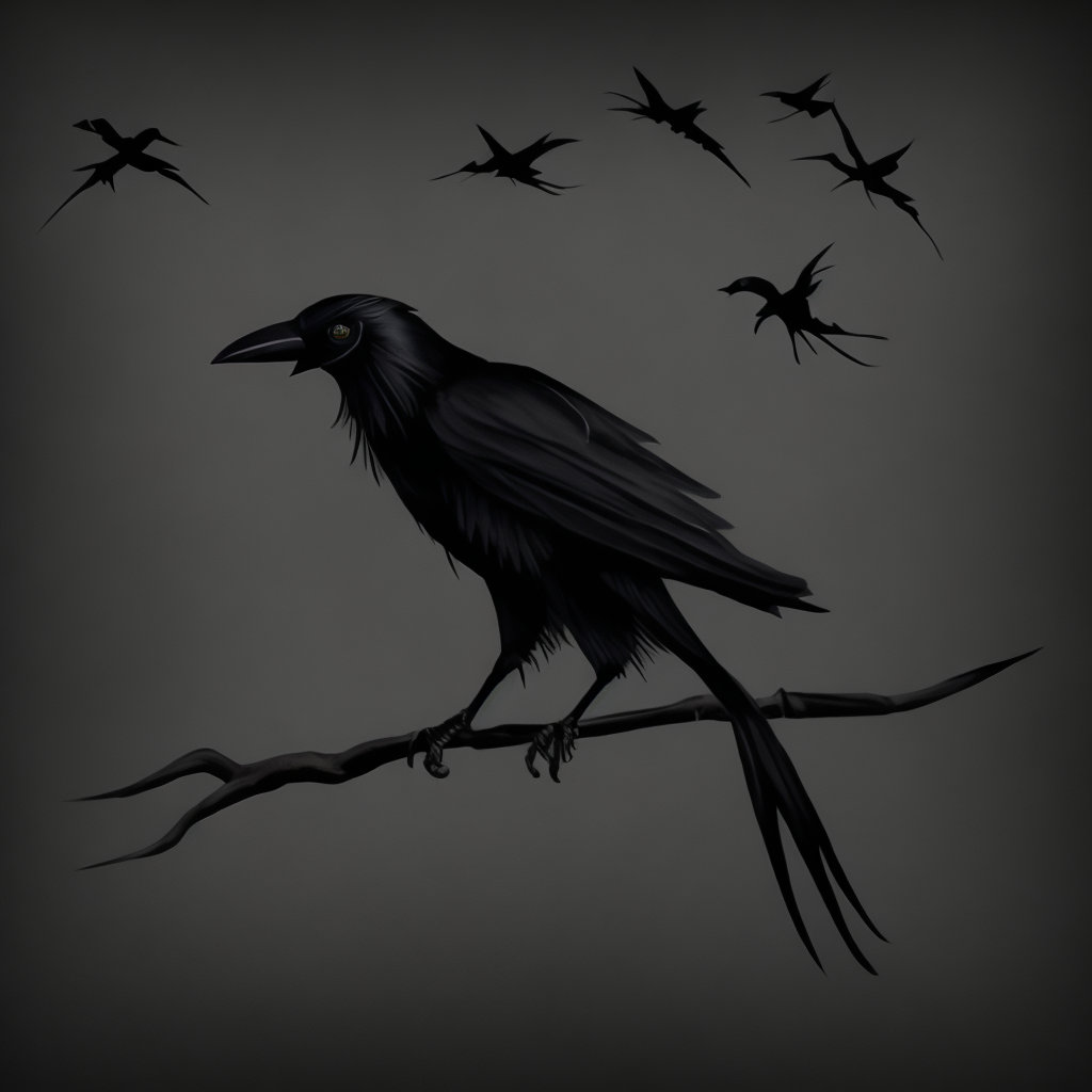 100 Crows Images Photos for Dark Creepy Journaling Scrapbooking Pk1 - Etsy