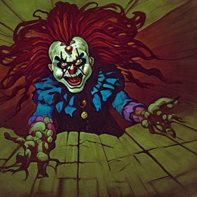 100+ Creepy Clown Misc Images Photos for Dark Creepy Journaling ...