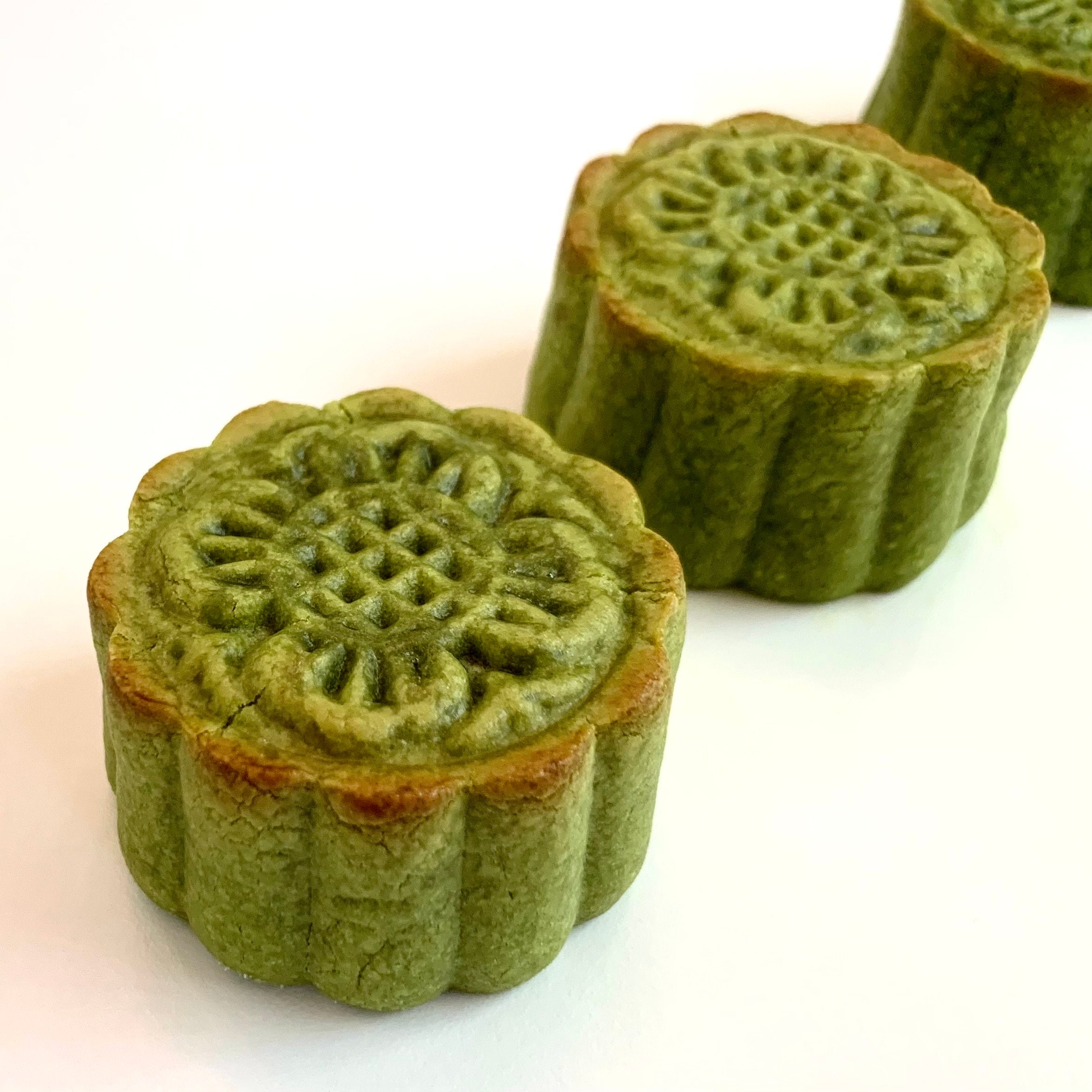 Matcha Red Bean Mooncakes (4/8/12 Pack) - Etsy