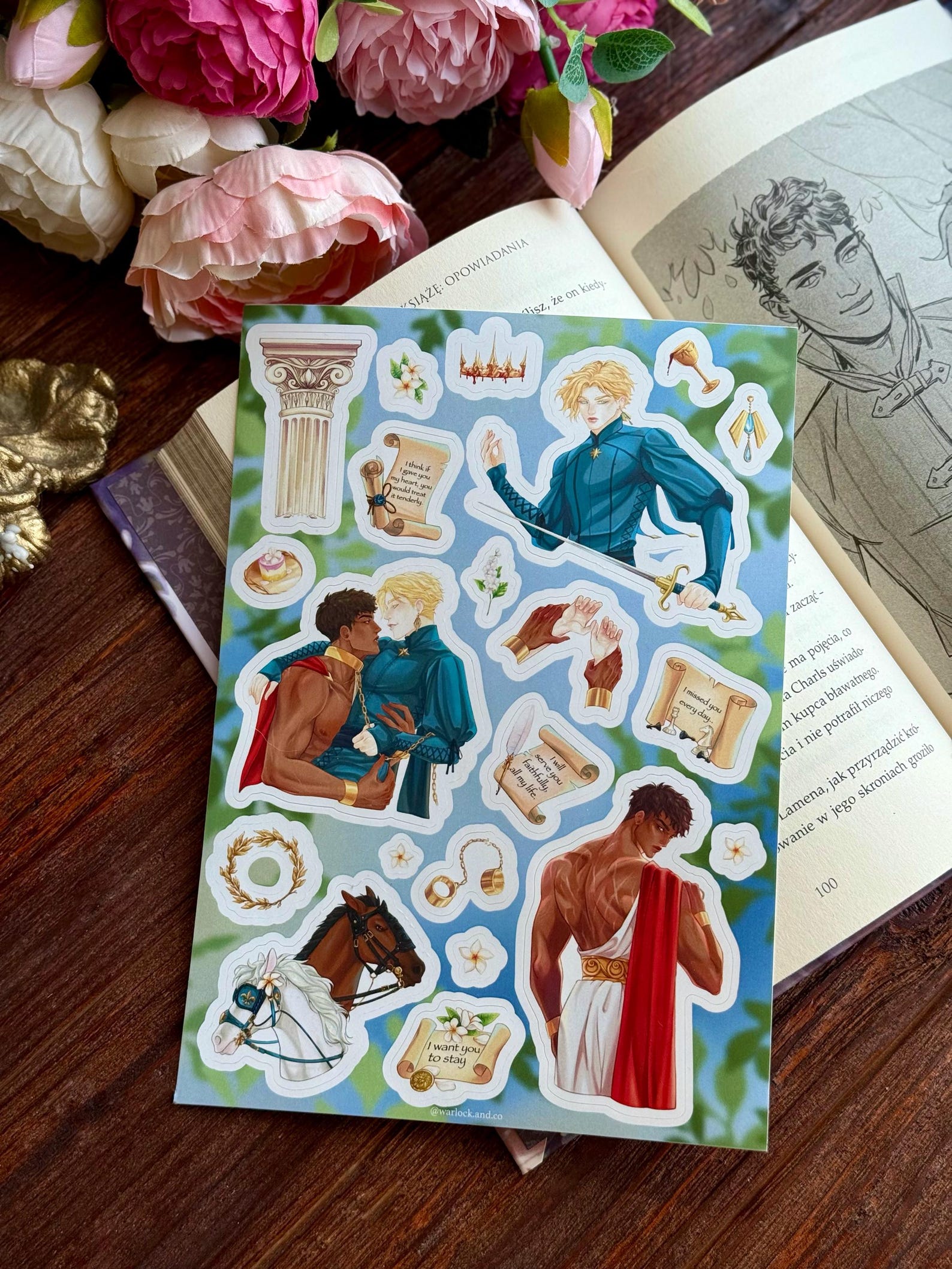 Captive Prince CS Pacat - Sticker Pack - Etsy
