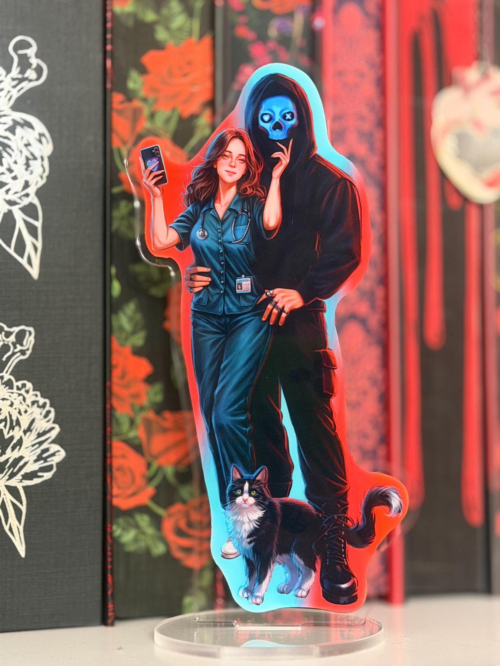 Acrylic Figures - Lights Out Navessa Allen - Josh Hammond & Ali - Etsy UK