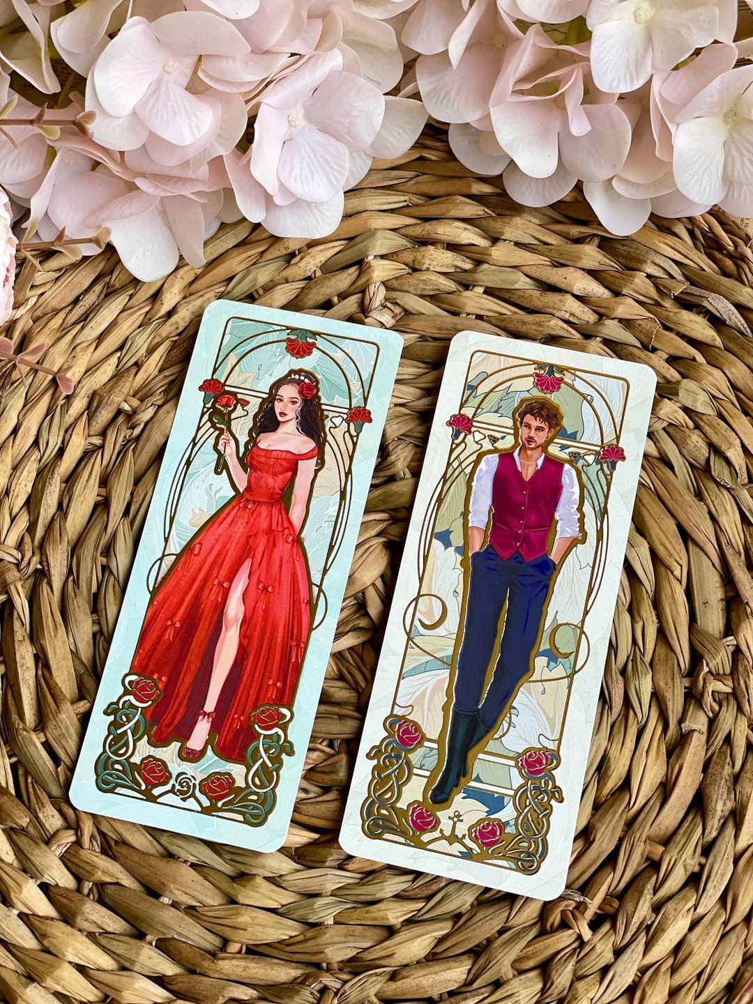 Bookmark - Scarlett Dragna and Julian Santos - Caraval Stephanie Garber ...