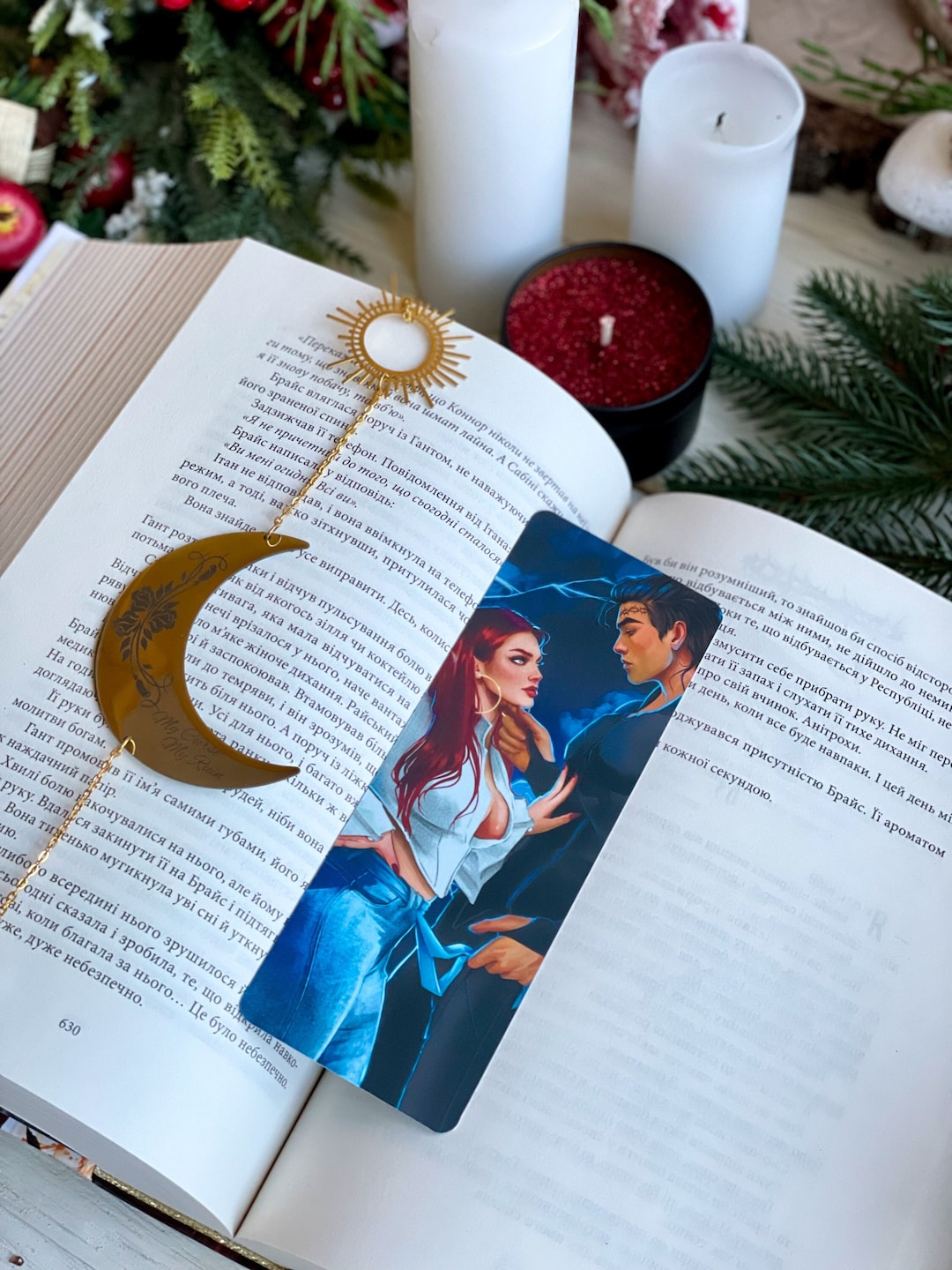 Bryce and Hunt - Crescent City -bookmark - Etsy