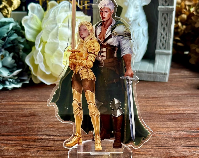 Rowan and Aelin - Acrylic Figures - Throne of Glass - Officially ...