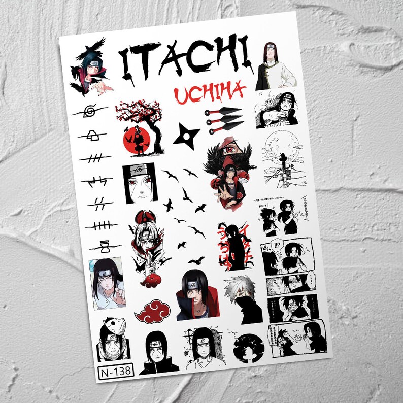 Anime Bundle of Nail Decals Anime Nail Art, Anime Aesthetic Waterslide ...