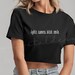 Cropped Tees Black White Taylor Swift Merch TPD Album Release Gifts for ...