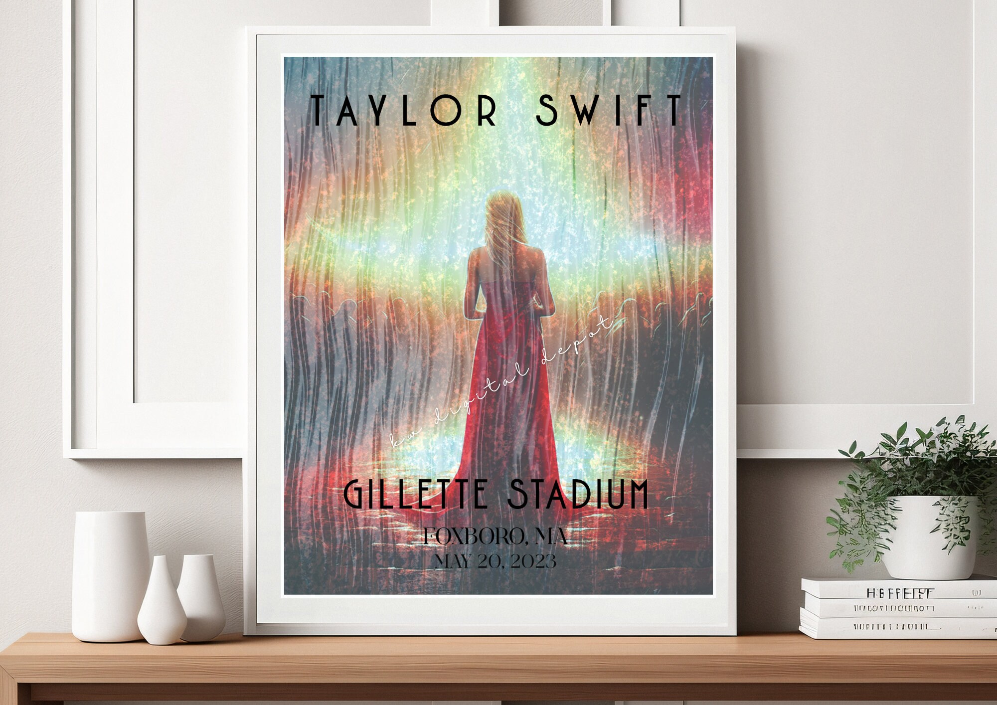Digital Prints, Taylor Swift Prints, Stadium Tour, Eras Tour, Gillette ...