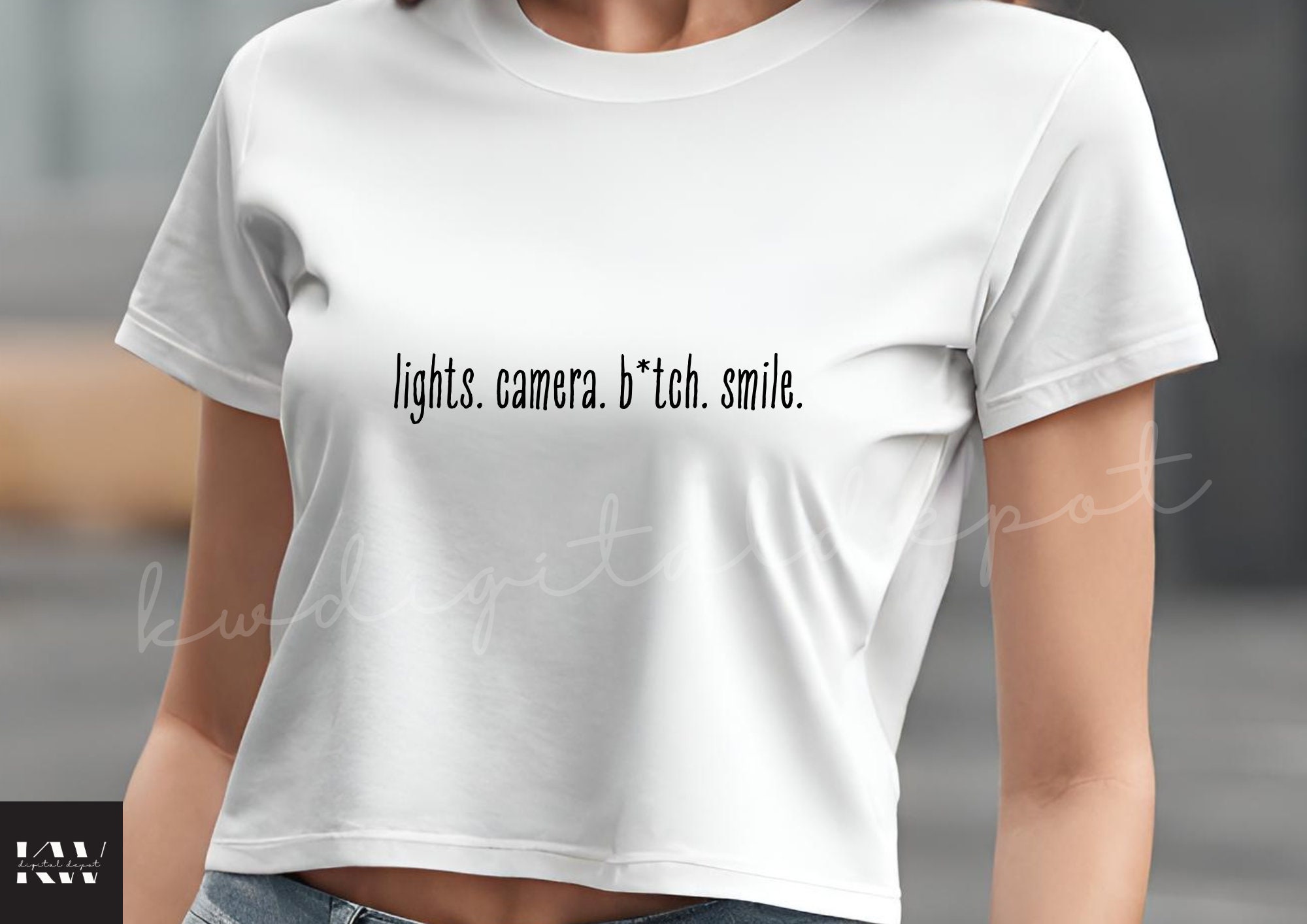 Cropped Tees Black White Taylor Swift Merch TPD Album Release Gifts for ...