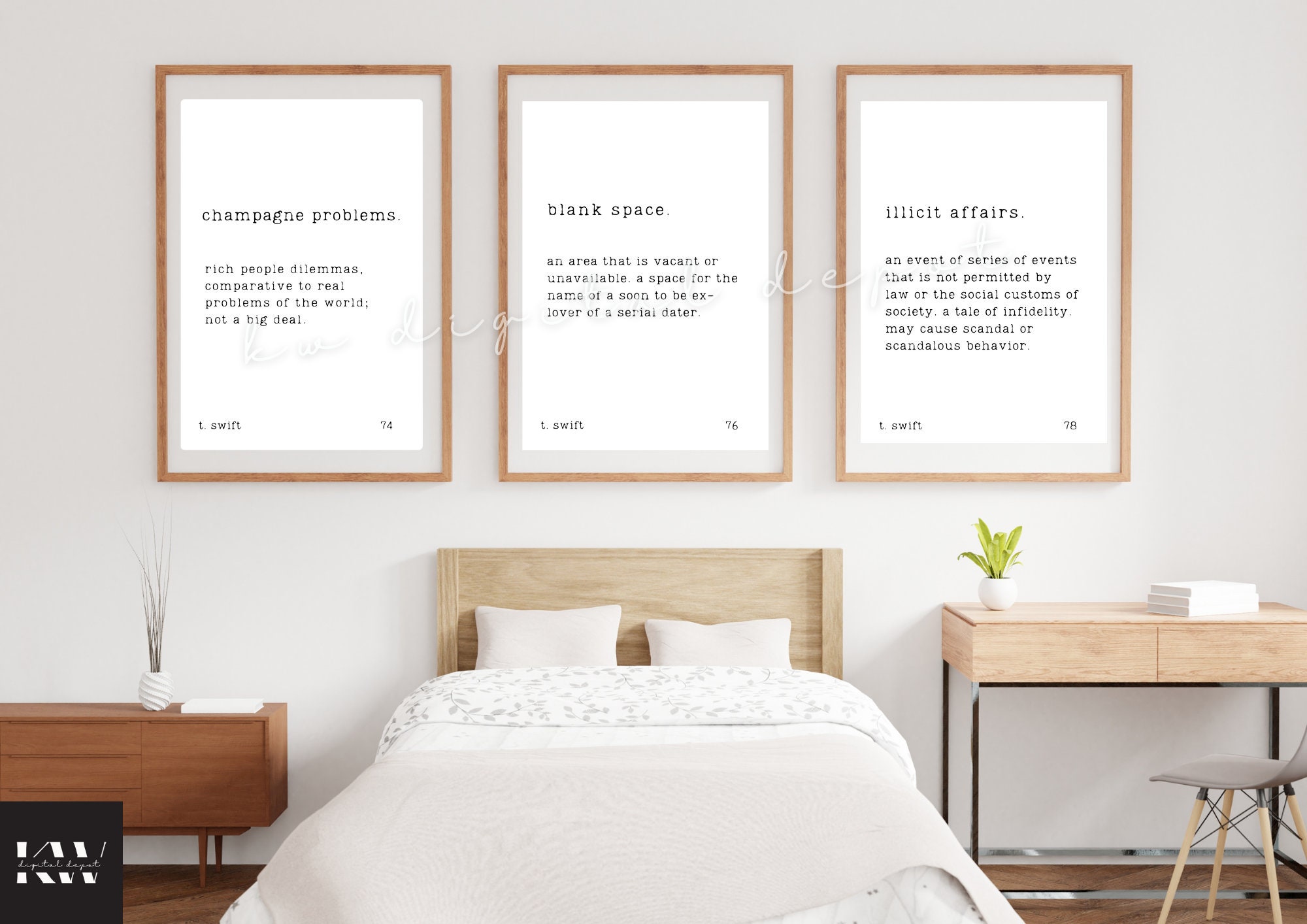 Bundle Set Taylor Swift Posters Minimalist Art Decor Swiftie Fans Gifts ...