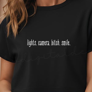 Cropped Tees Black White Taylor Swift Merch TPD Album Release Gifts for ...