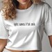 Cropped Tees Black White Taylor Swift Merch TPD Album Release Gifts for ...