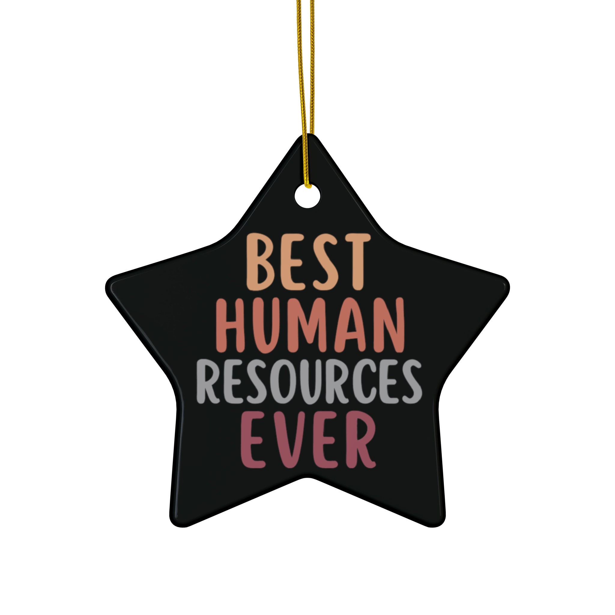HR Ornament, Human Resources Christmas Tree Decor, Gift for HR Staff ...