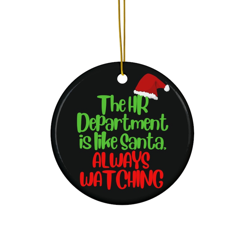 HR Ornament, Human Resources Christmas Tree Decor, Human Resources Gift ...