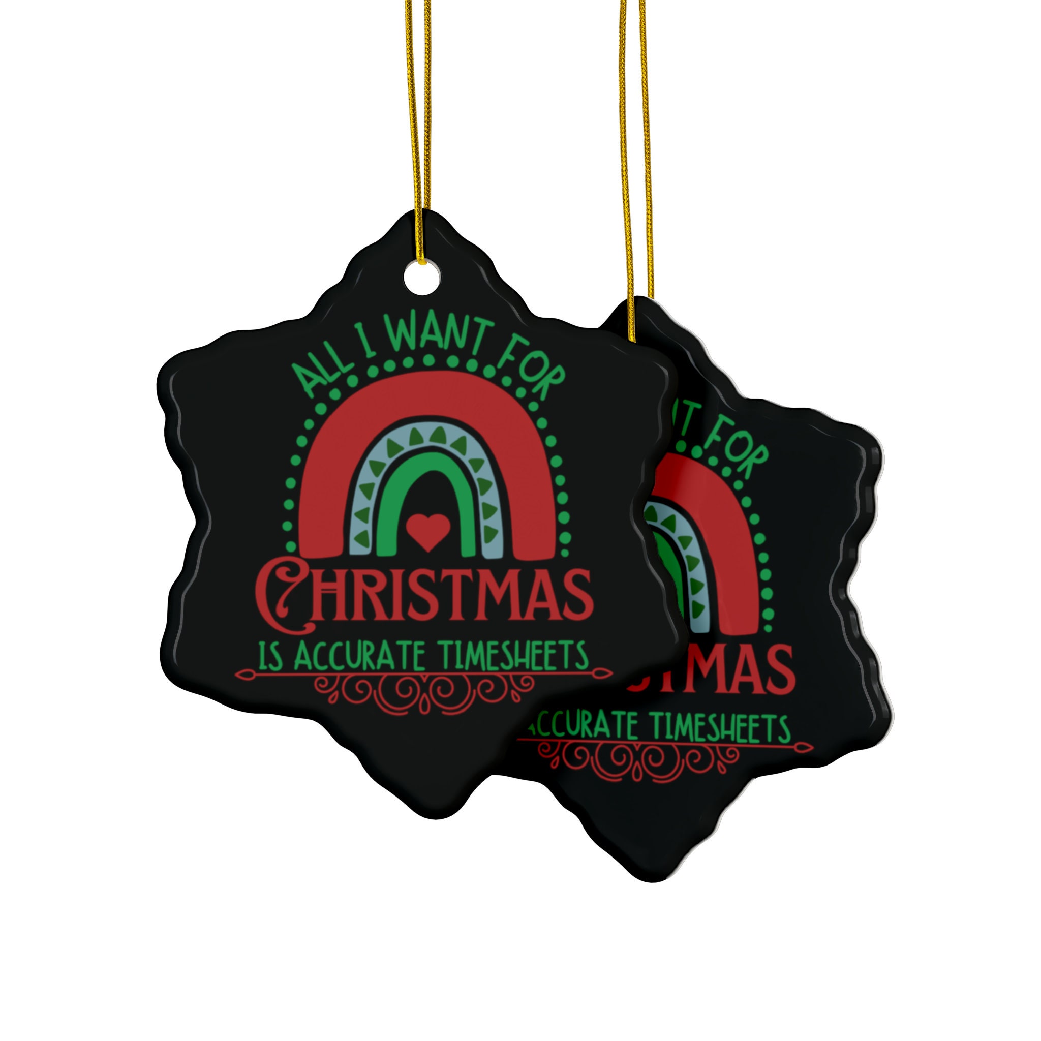 HR Ornament, Human Resources Christmas Tree Decor, Gift for HR Payroll ...