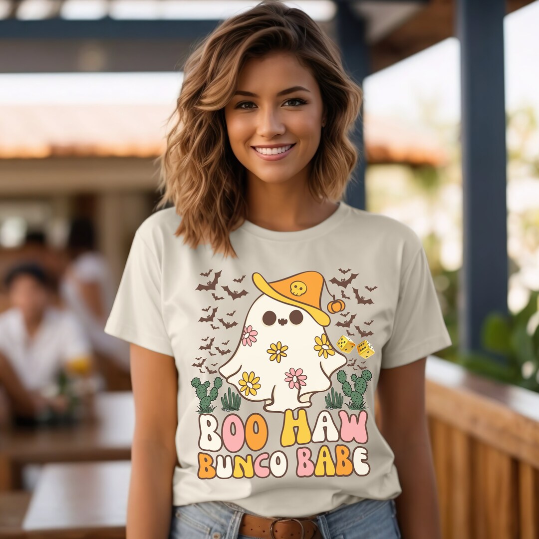 Bunco Halloween Western Shirt, Boo Haw Tee, Bunco Babe Prize Shirt Gift ...